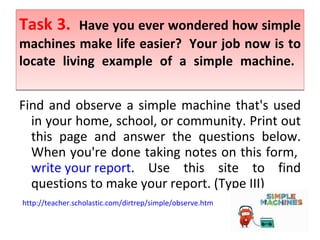 Machines webquest iok | PPS