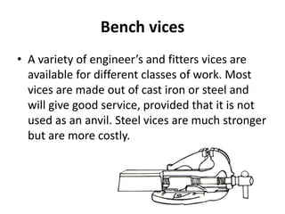 MACHINE TECH. (Bending metals and bench vices.ppt