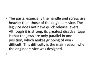 MACHINE TECH. (Bending metals and bench vices.ppt