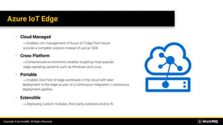 Machine to Machine Communication with Microsoft Azure IoT Edge & HiveMQ ...