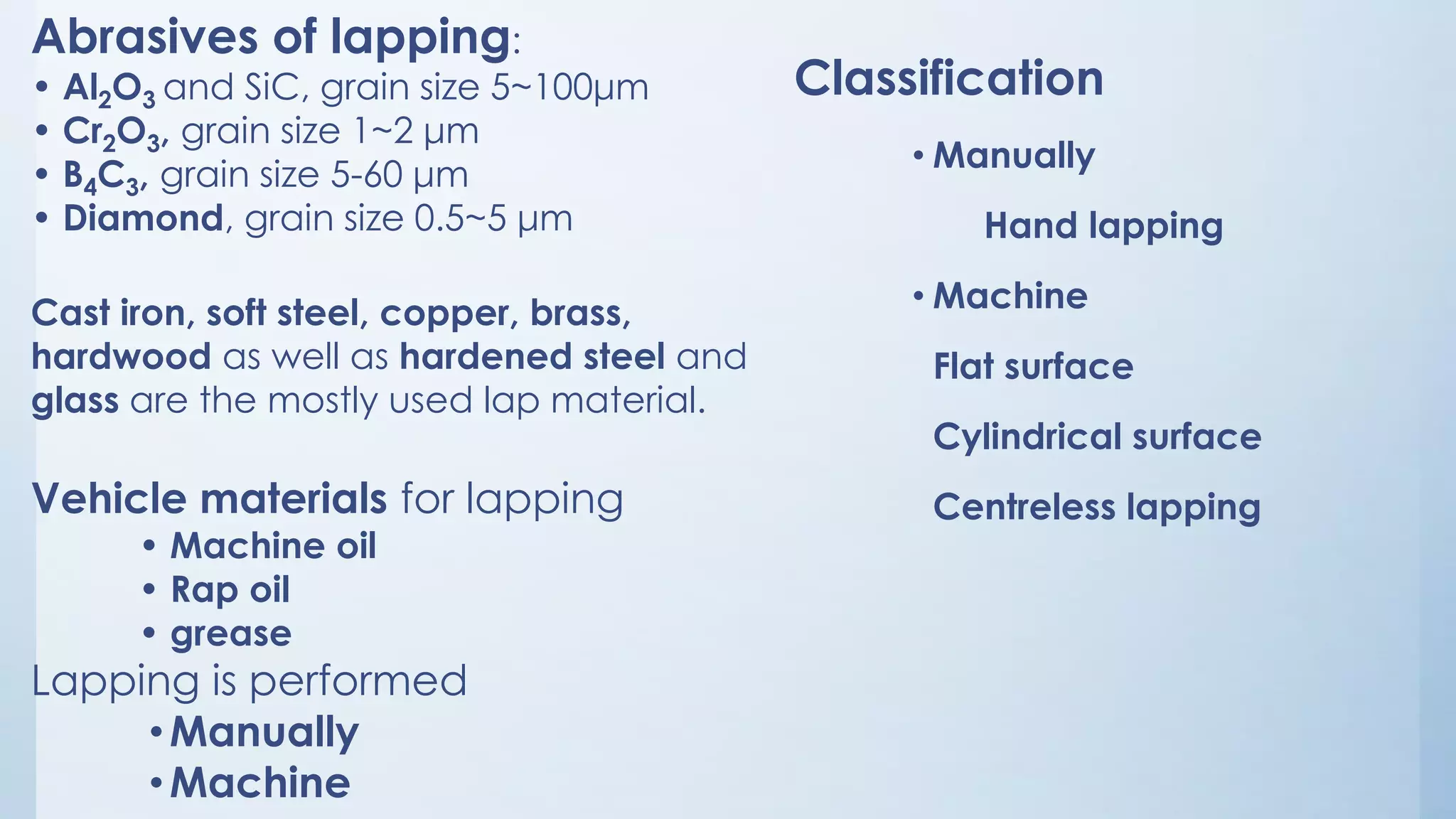 Machine tool iii grinding superfinishing limit fit tolerance & surface ...