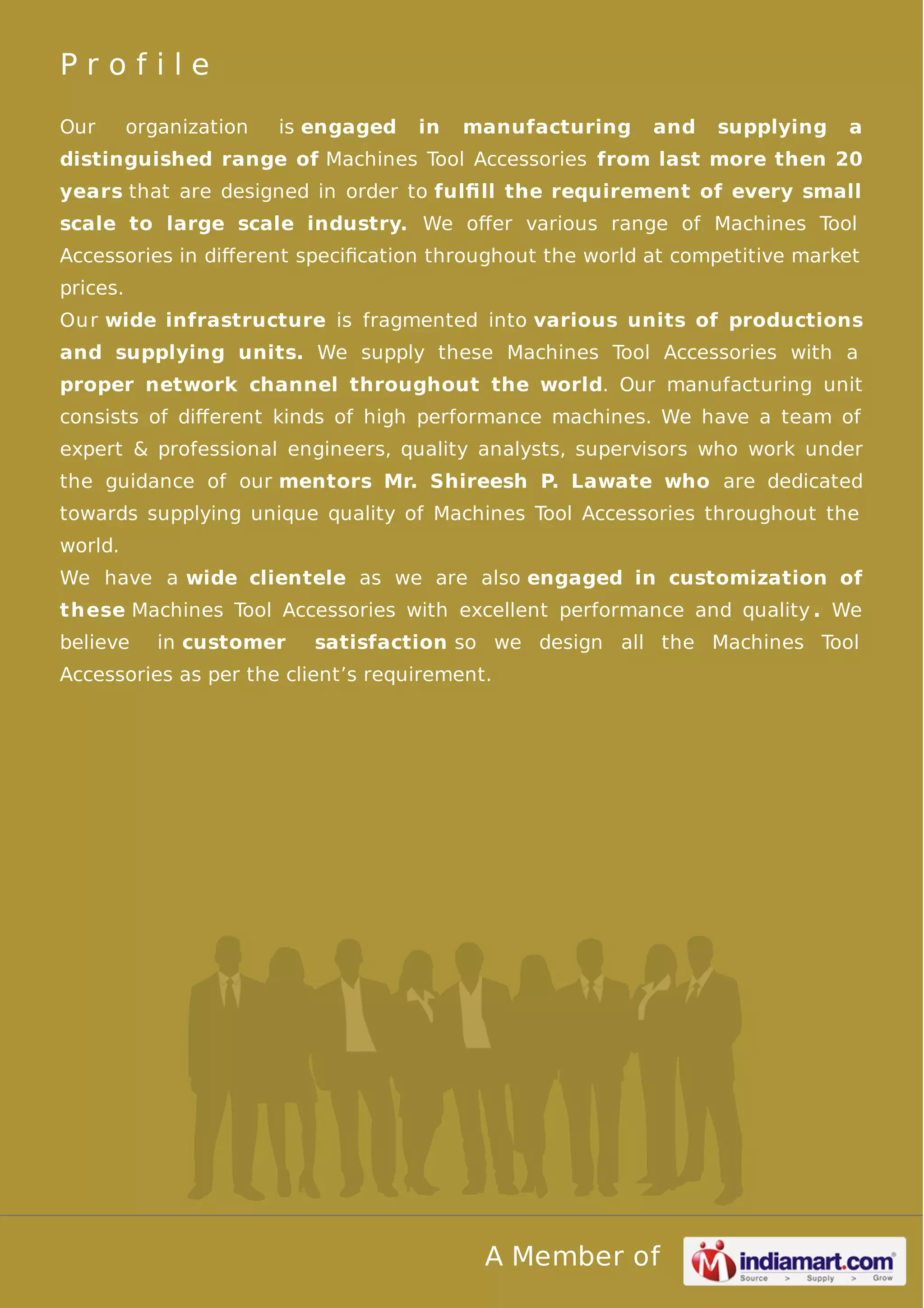 Parth Enterprises India, Pune, Spindle Toolings Conventional Tools | PDF