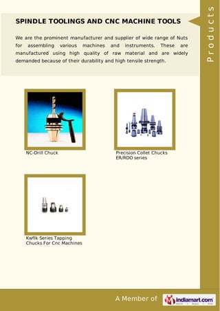 Parth Enterprises India, Pune, Spindle Toolings Conventional Tools | PDF