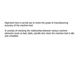 Machine tool metorology | PPTX