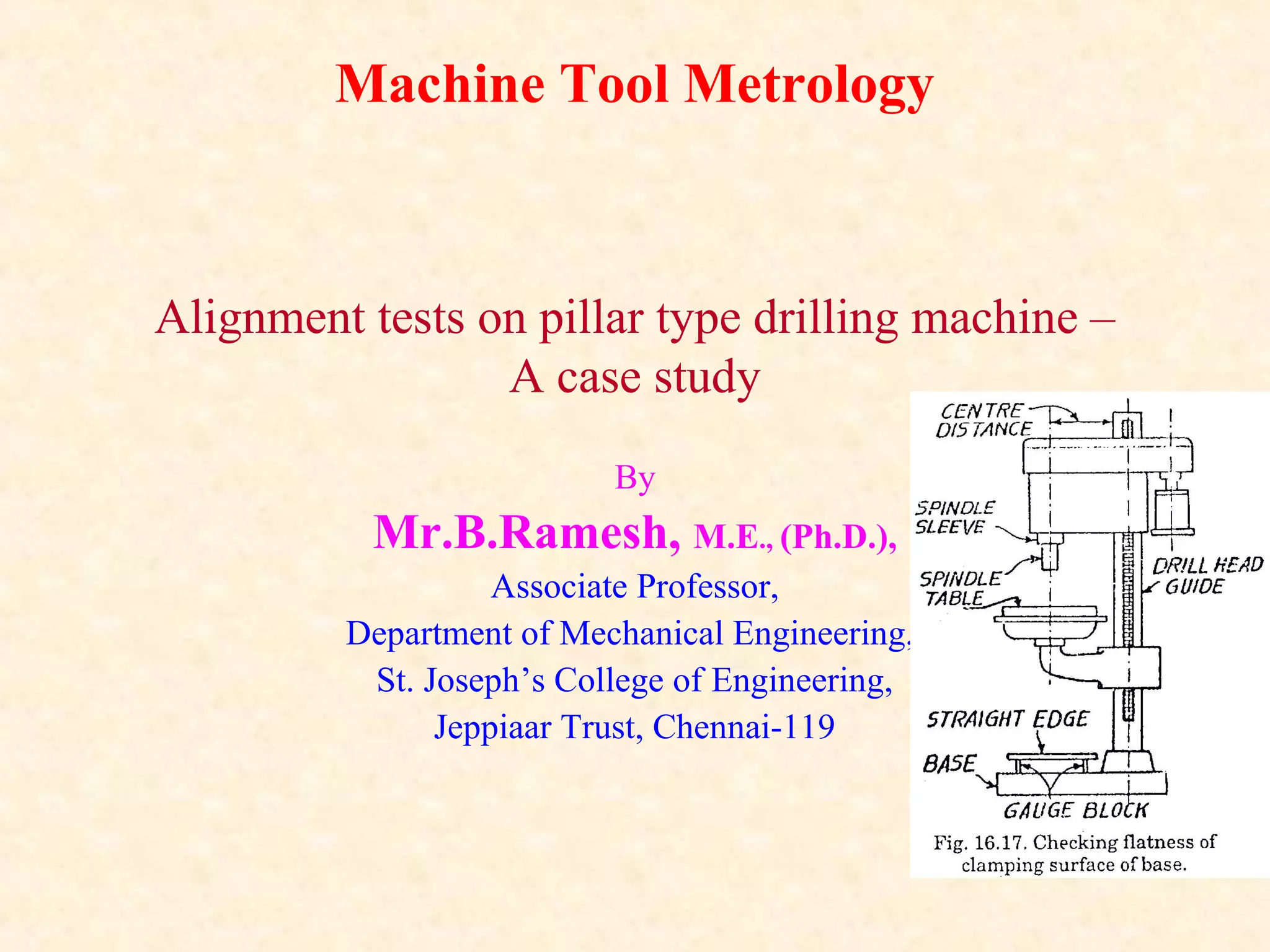 Machine tool metrology | PPT