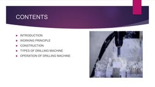 Machine tools(drilling machine) | PPTX