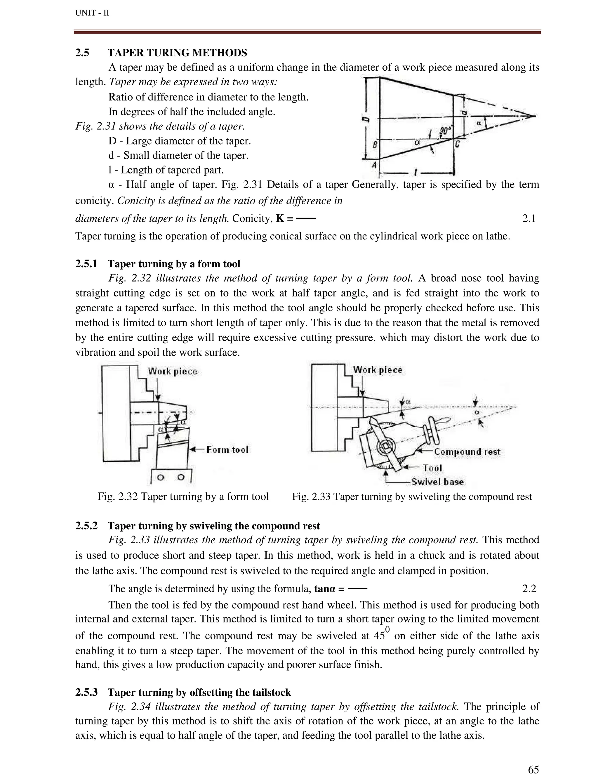 Machine tools lecture notes iii-i | PDF
