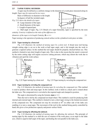 Machine tools lecture notes iii-i | PDF