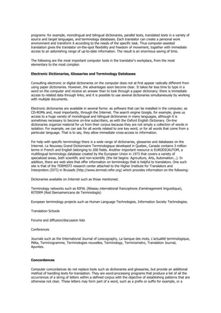 Machine Translation And Computer | DOC | Desktop Publishing | Computer Software and Applications