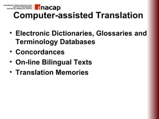 Machine Translation And Computer Assisted Translation | PPT