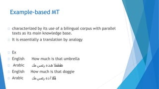 Machine translation ppt by shantanu arora | PPTX