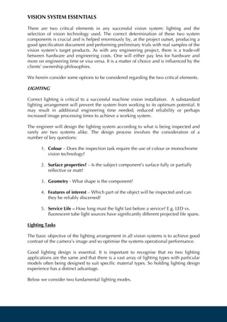 Machine Vision: The Key Considerations for Successful Visual Inspection ...