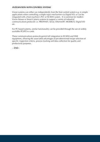 Machine Vision: The Key Considerations for Successful Visual Inspection ...