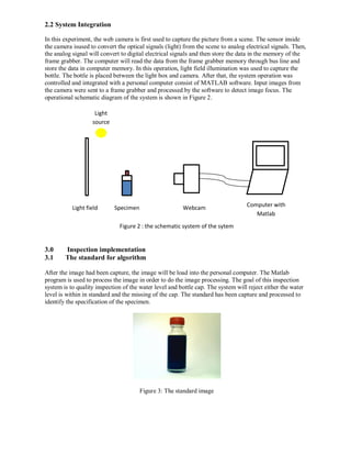 Machine vision project | PDF