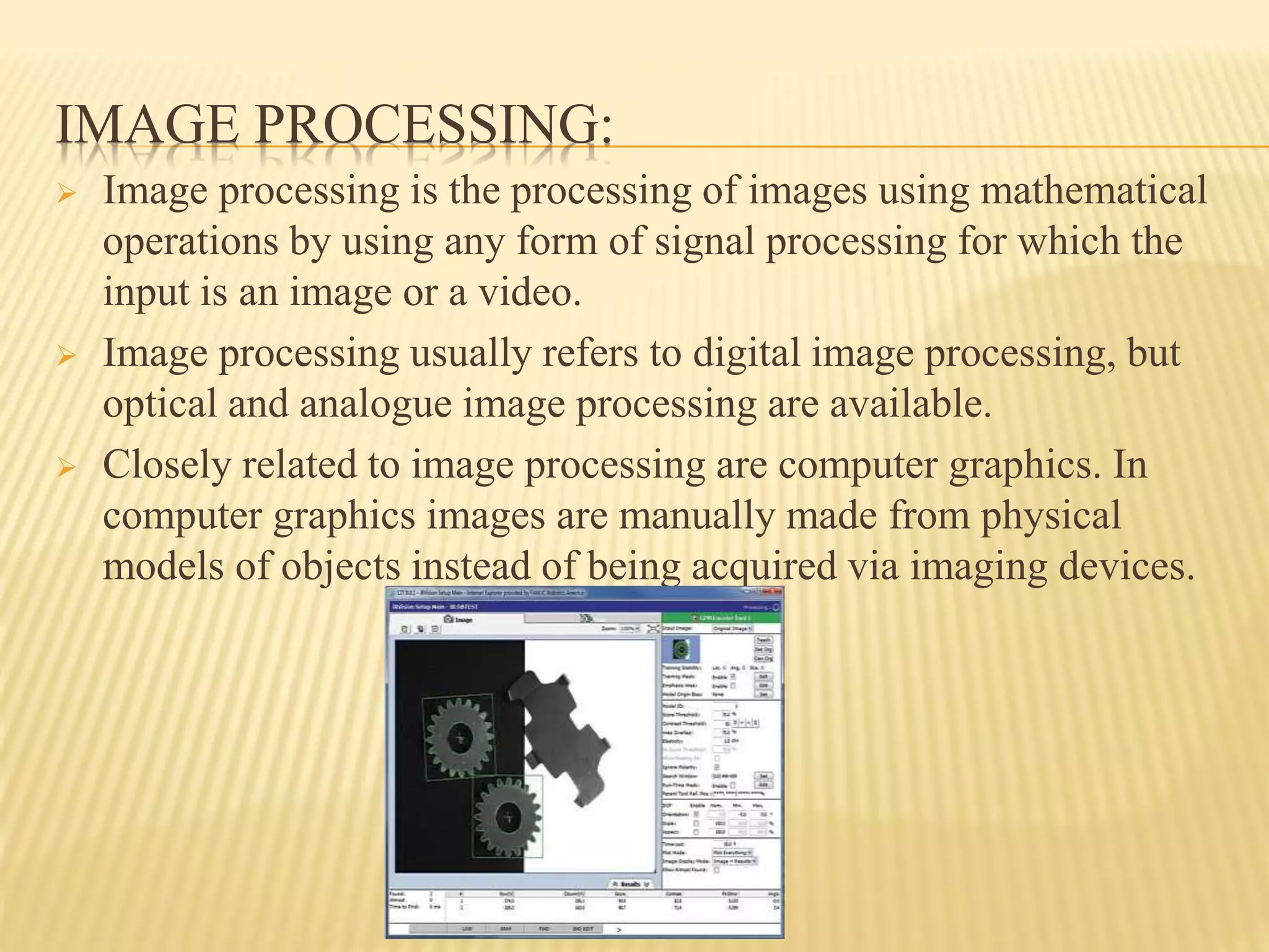 Machine Vision System | PPTX