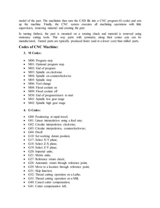 Machining Technology-2 MT-474 (Practical) | DOCX