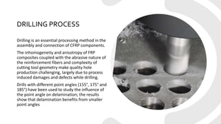 Machining of CFRP composite | PPTX