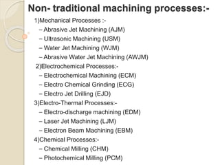 Machining process in mechanical engineering | PPTX