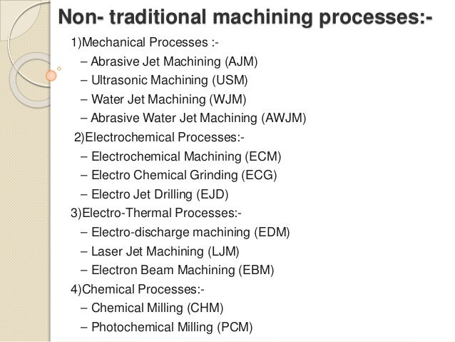 Machining process in mechanical engineering
