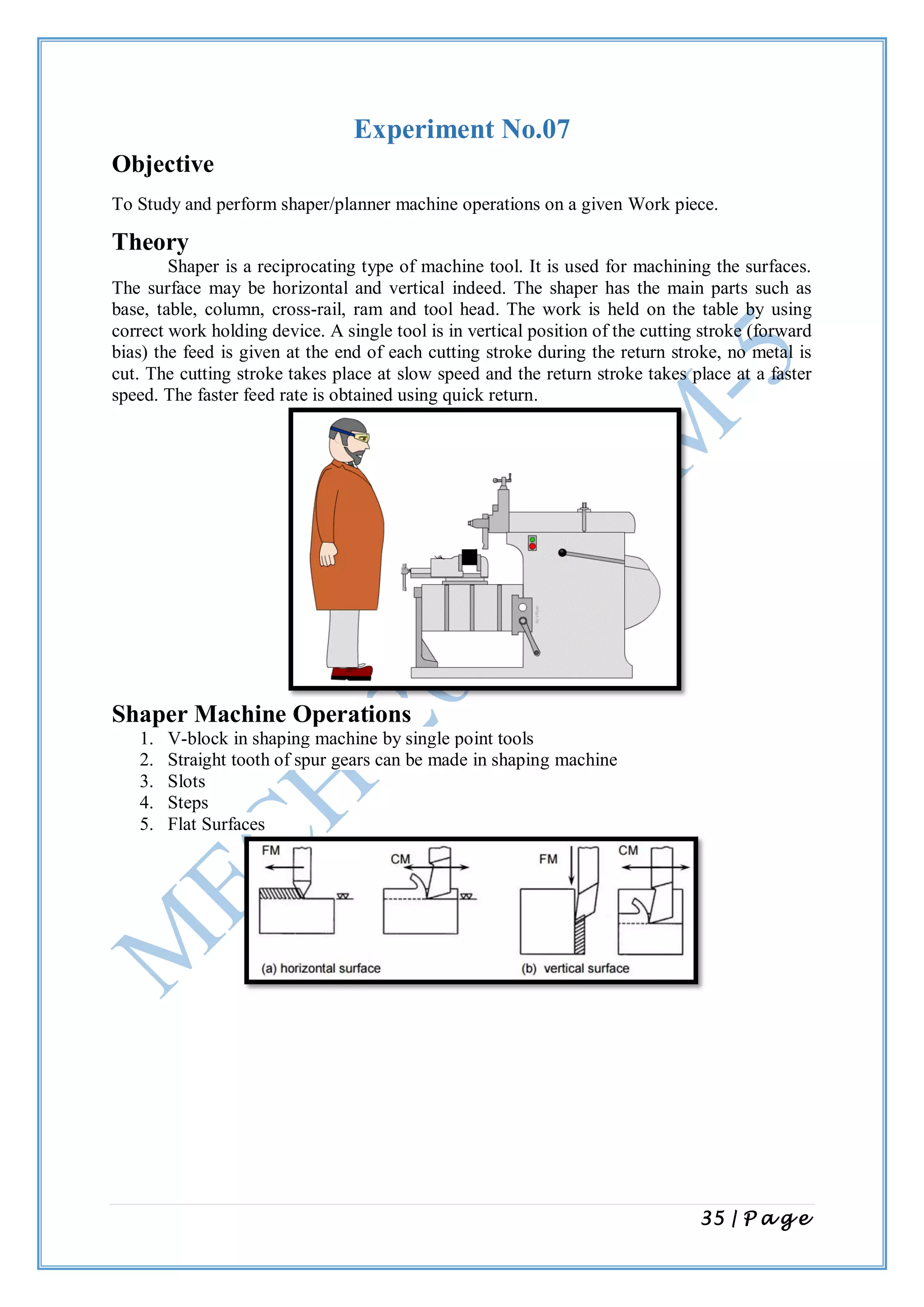 Machining technology lab manual mechanical.manufacturing technology 2 ...