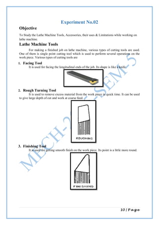Machining technology lab manual mechanical.manufacturing technology 2 ...