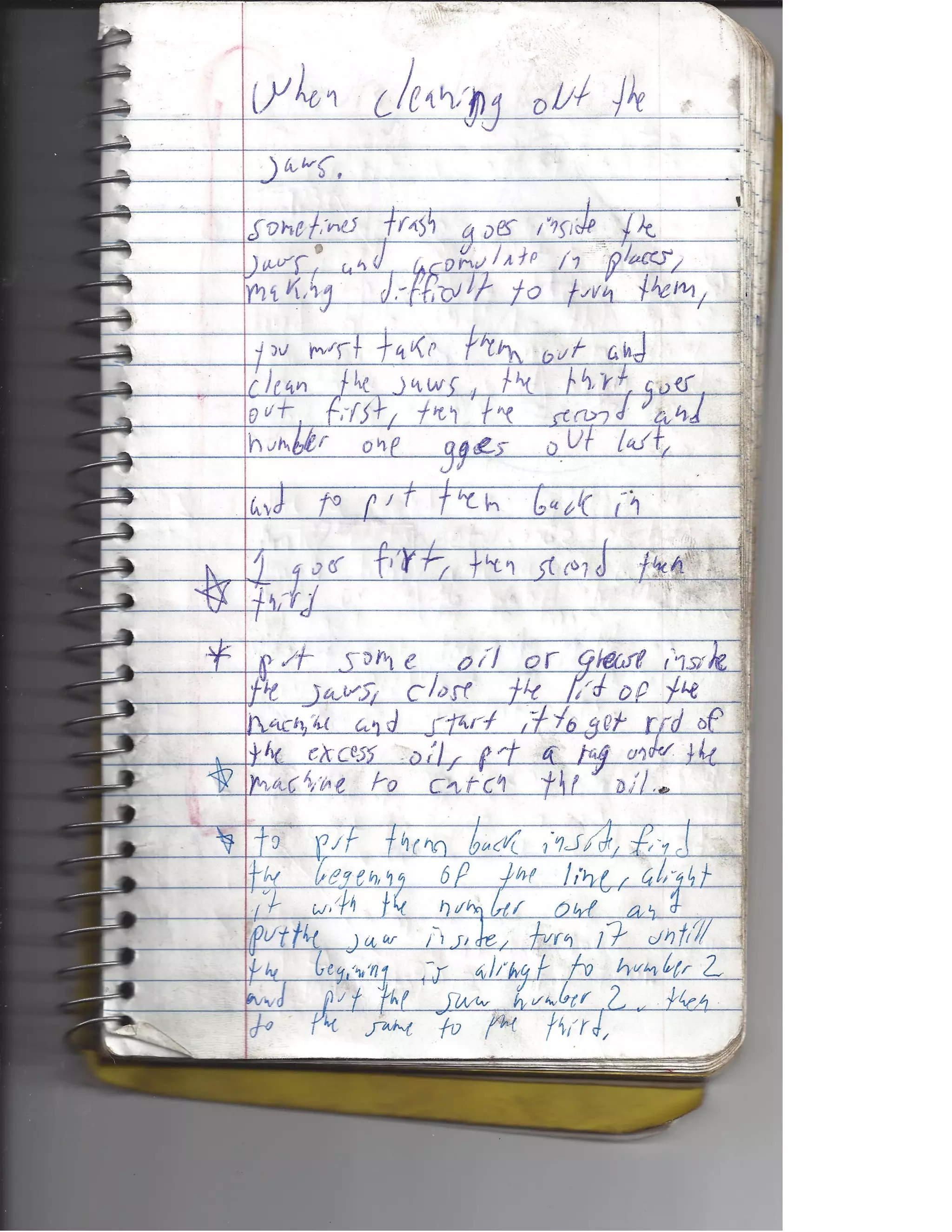 Machinist handbook handwritten notebook | PDF