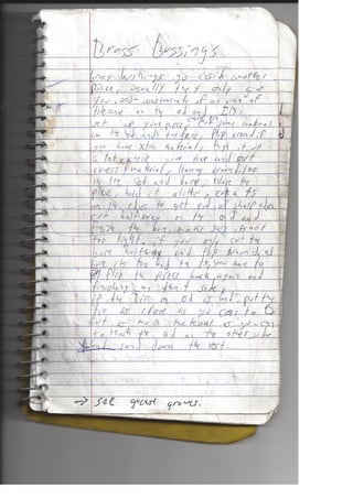 Machinist handbook handwritten notebook | PDF