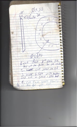 Machinist handbook handwritten notebook | PDF