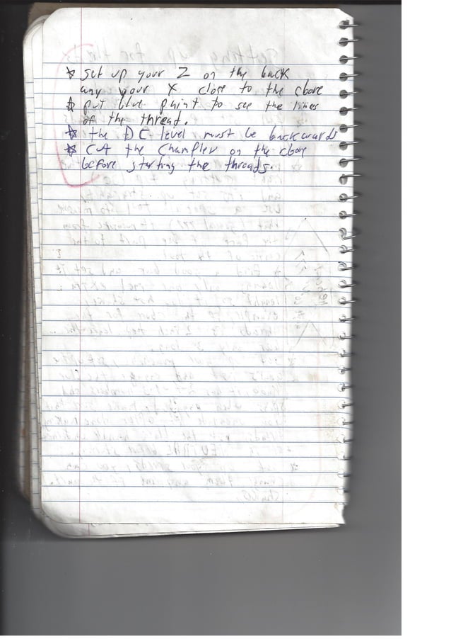 Machinist handbook handwritten notebook | PDF