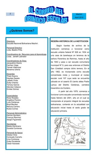 Machiri orinoco | DOCX