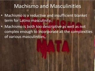 Machismo | PPTX