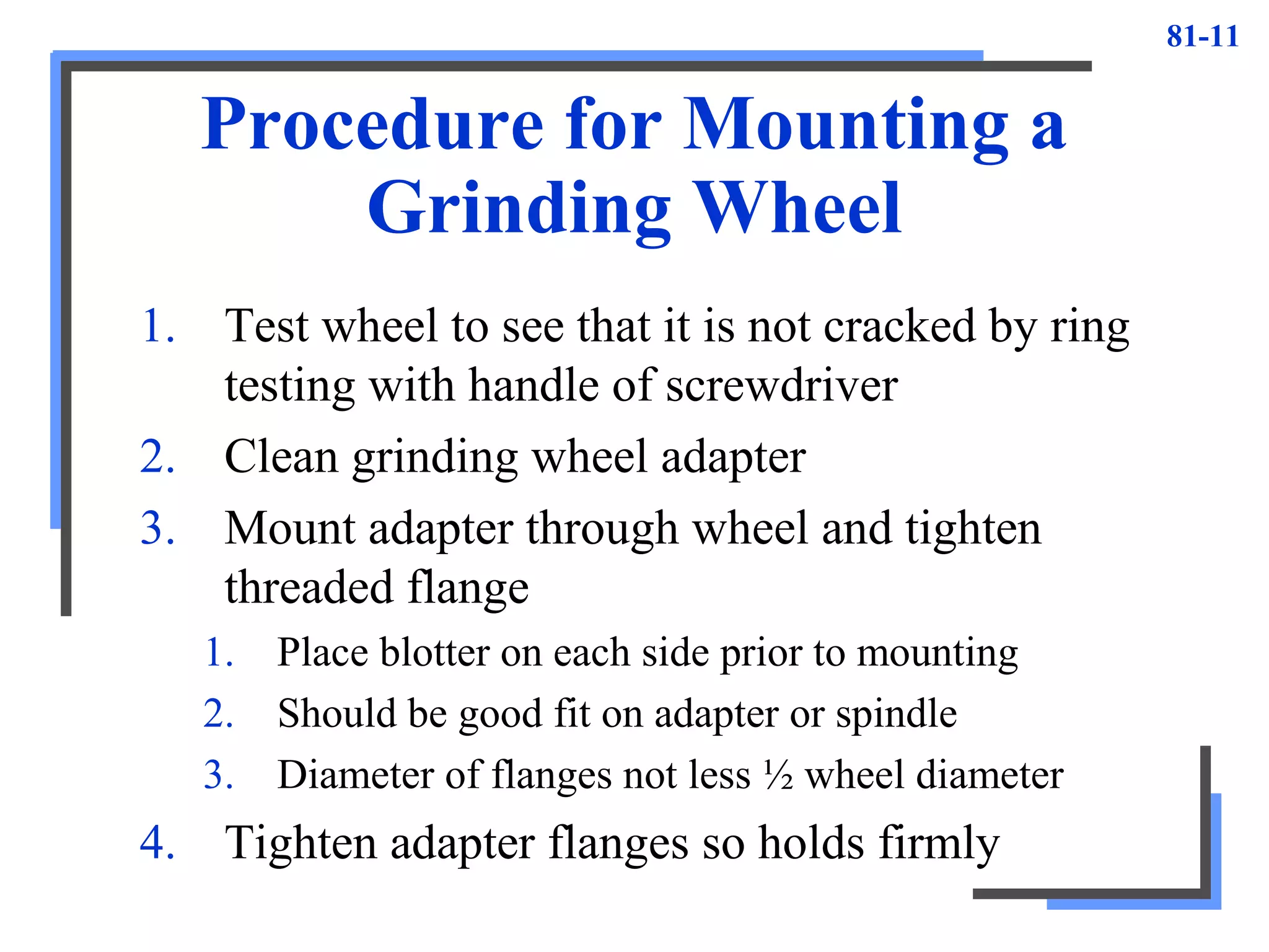 Surface grinding and accessories | PPT