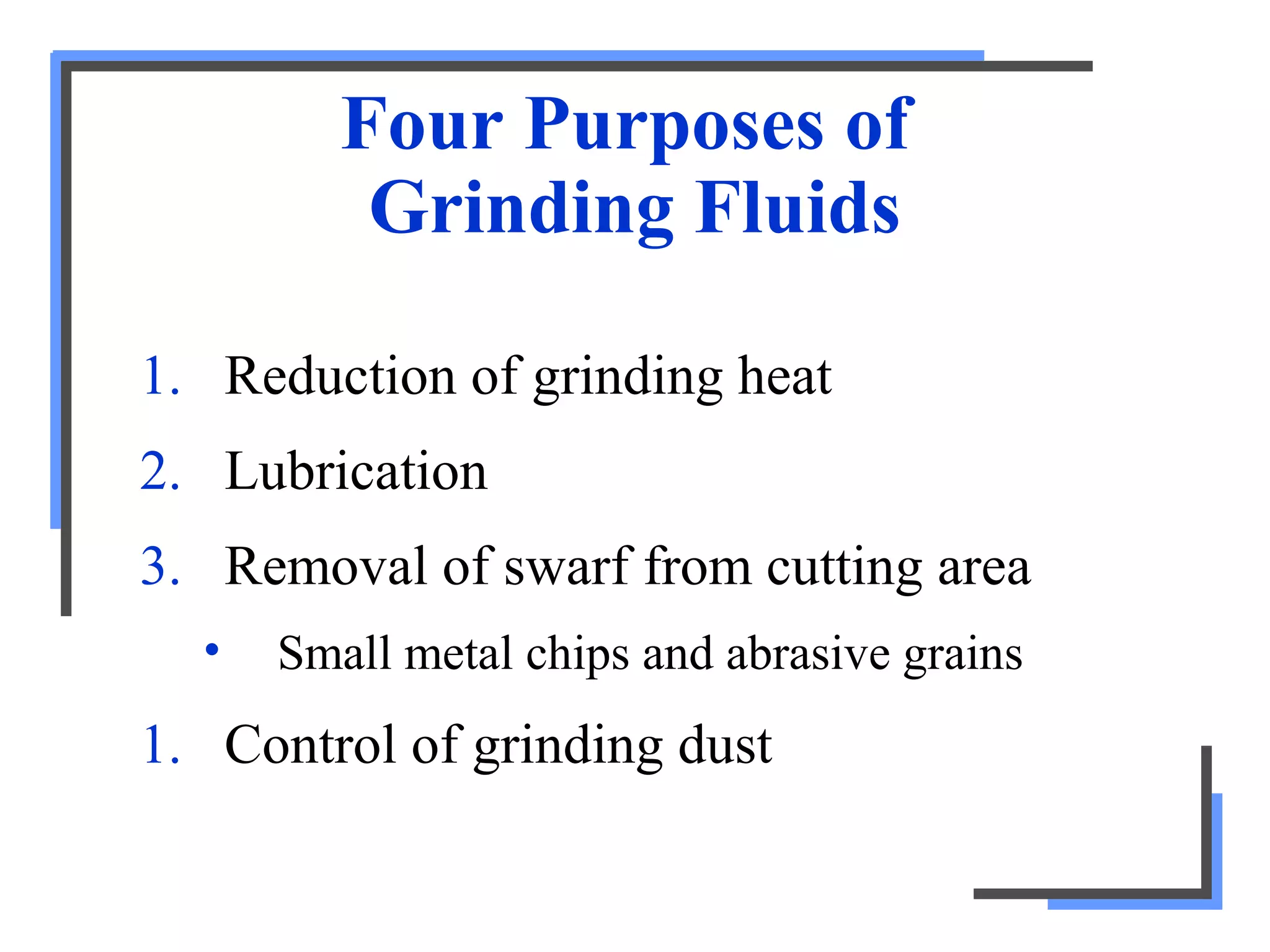 Surface grinding and accessories | PPT