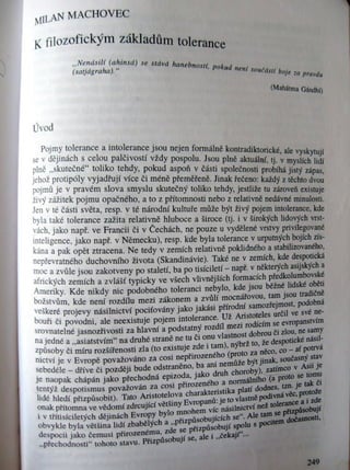 Machovec Tolerance2 | PDF