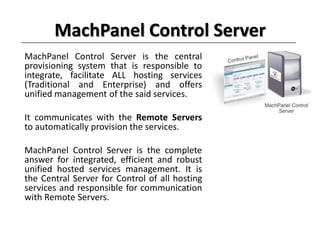 Mach panel web hosting control panel - the next generation hosting controller | PPSX