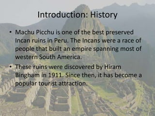Machu Picchu | PPTX