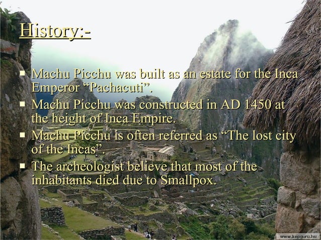 Machu picchu | PPT