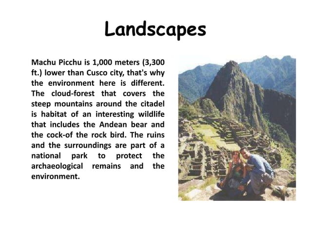 Machu picchu | PPT