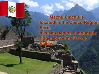 Machu Picchu | PPTX