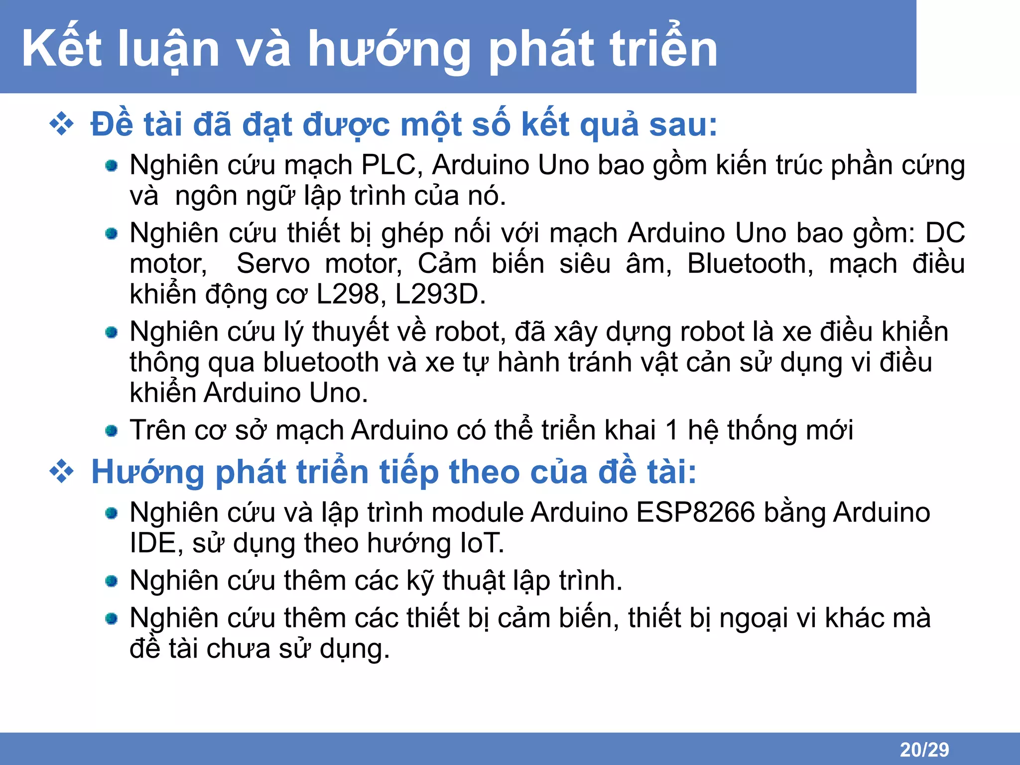 Mach vi dieu khien arduino va ung dung | PDF