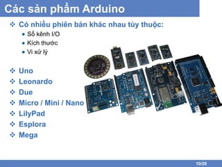 Mach vi dieu khien arduino va ung dung | PDF