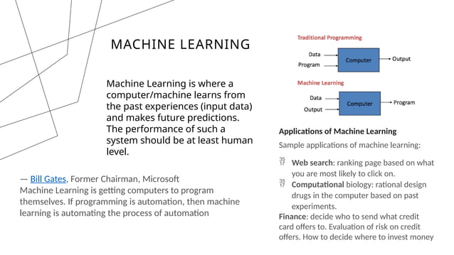 machine learning_pitch for beginner students | PPTX