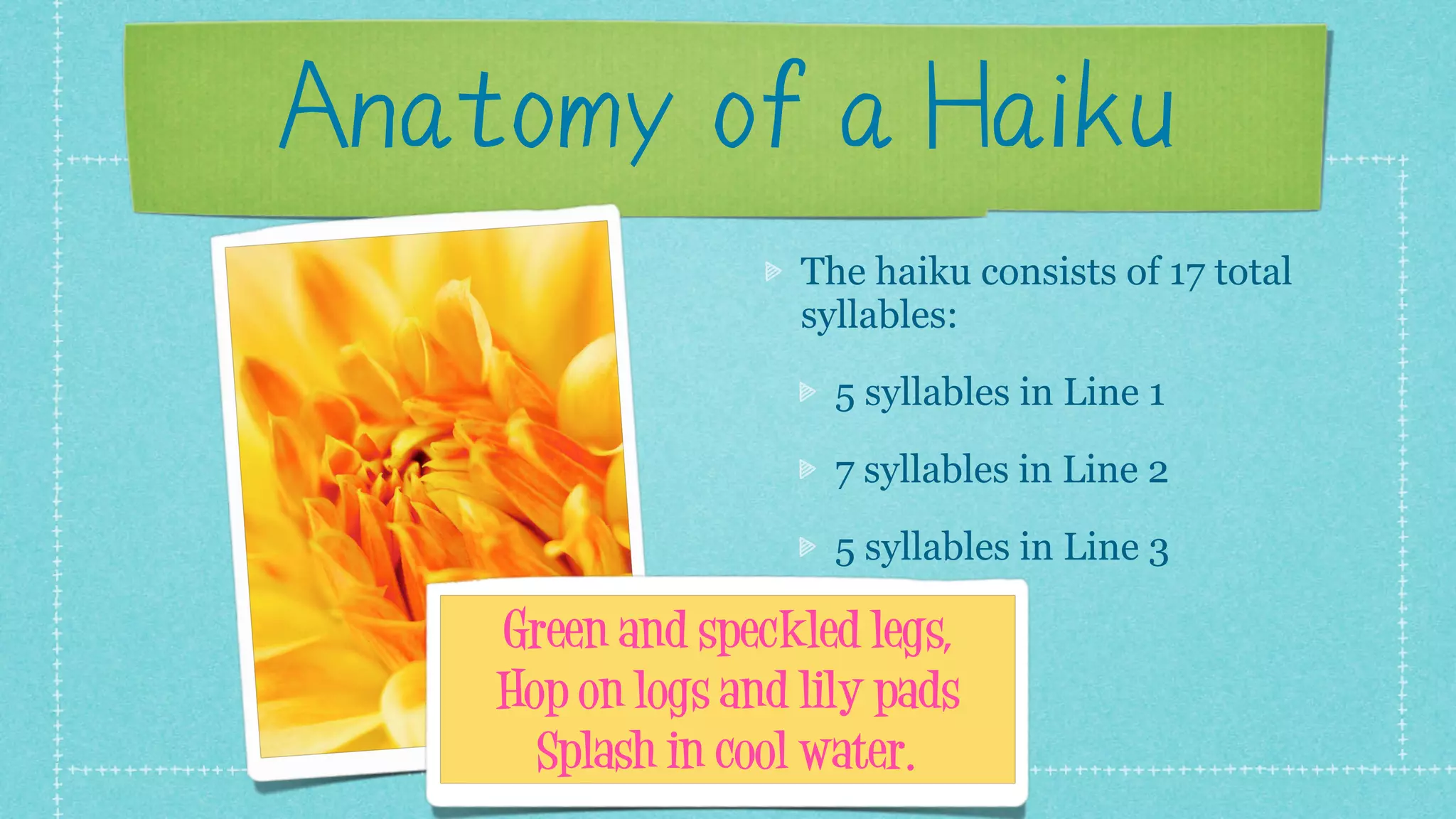 Haiku Lesson | PPT