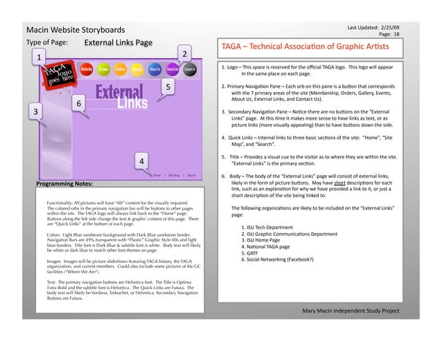 Early Attempt at Website Storyboards (Storyboarding) | PDF