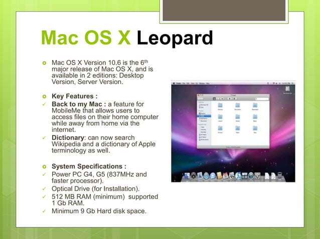 Macintosh OS | PPT