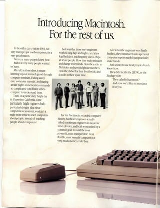 Macintosh 1984 Book | PDF