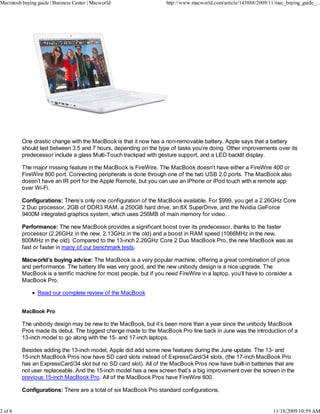 Macintosh Buying Guide | PDF