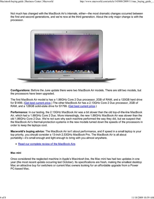 Macintosh Buying Guide | PDF