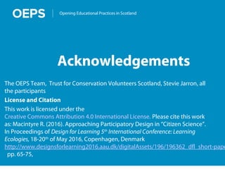 Approaching Participatory Design in"Citizen Science" | PPT