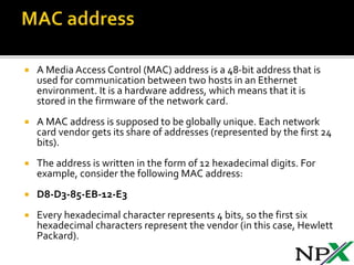 MAC & IP addresses | PPTX